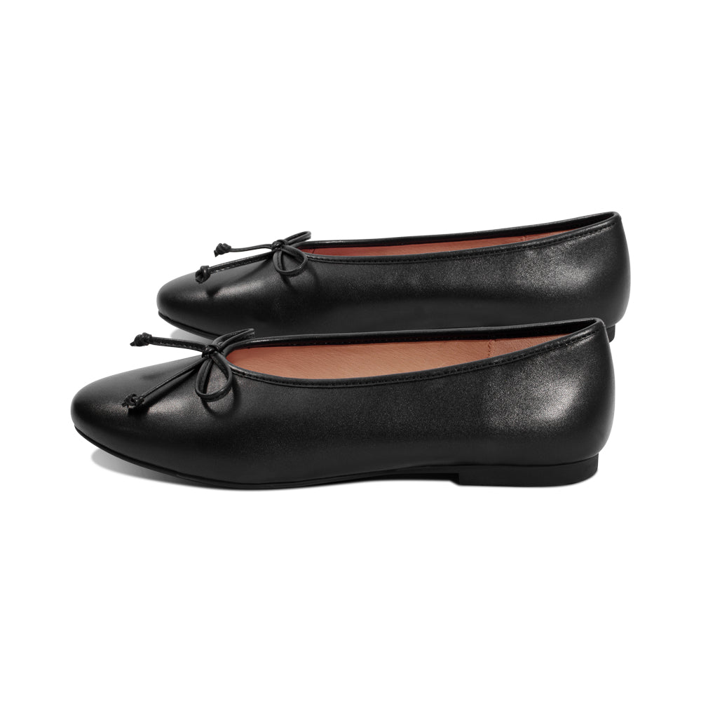 Mel Black Leather F25 – StepInElegance